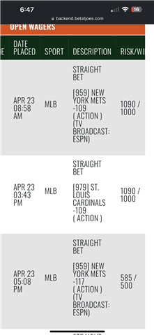 Tonight game - Baseball - Forums - Pregame.com