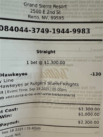 Hawkeye Cockeye - CFB - Forums - Pregame.com